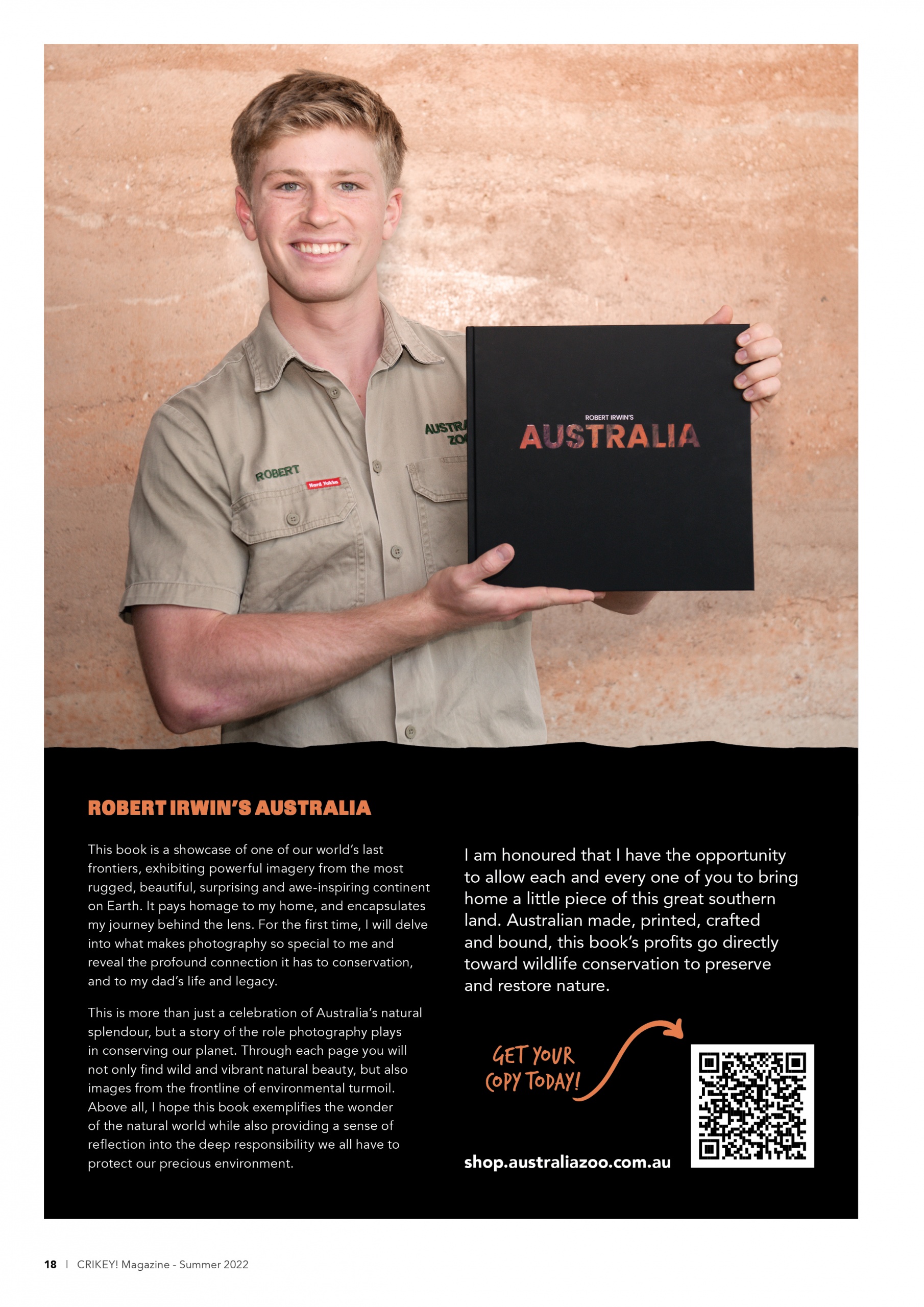 Crikey Magazine - Australia Zoo - The World’s WILDEST Magazine!