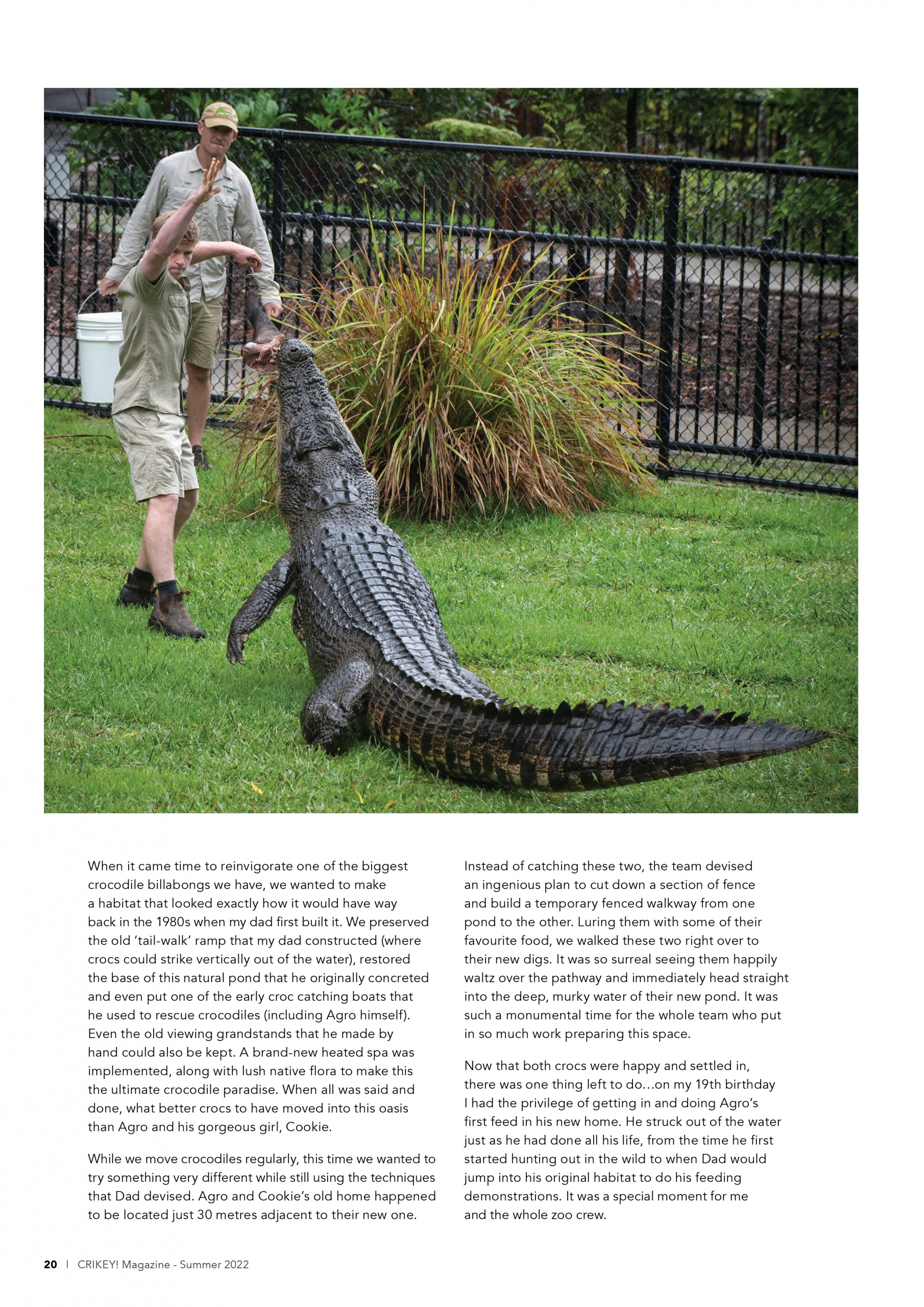 Crikey Magazine - Australia Zoo - The World’s WILDEST Magazine!