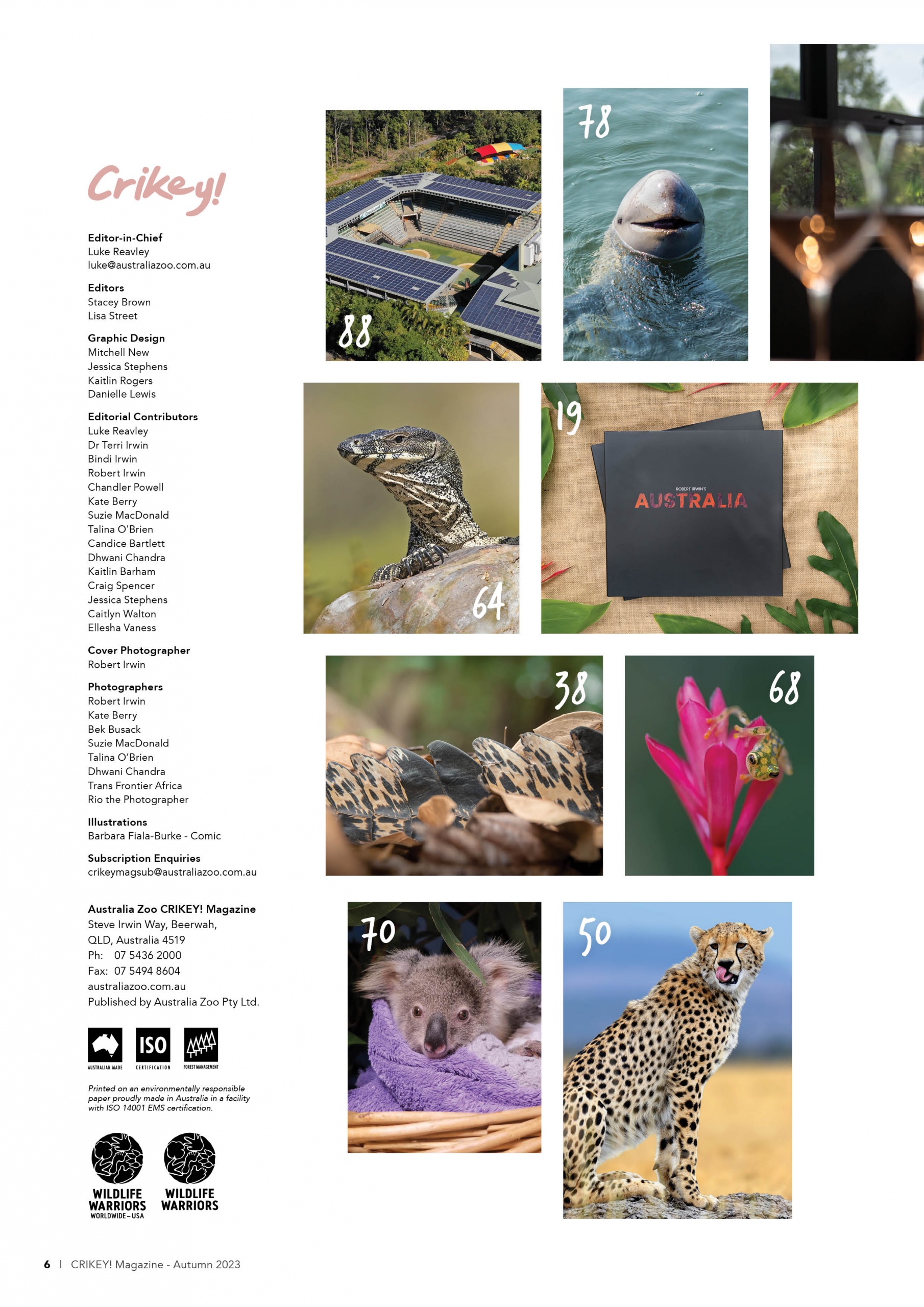 Crikey Magazine - Australia Zoo - The World’s WILDEST Magazine!