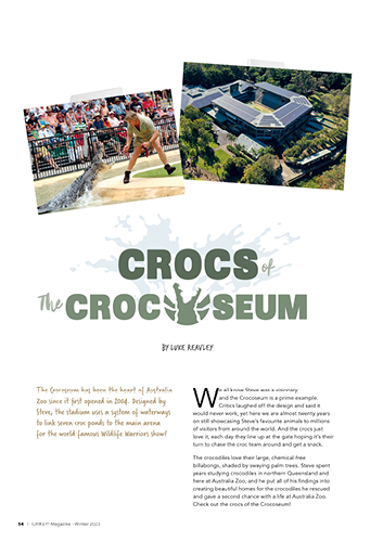 Crikey Magazine - Australia Zoo - The World’s WILDEST Magazine!
